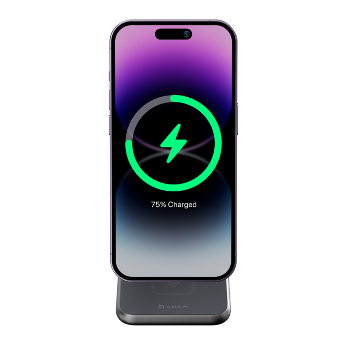 ADAM ELEMENTS Mag 3 Magnetic 3-in-1 Foldable Charging Station - Gray ...