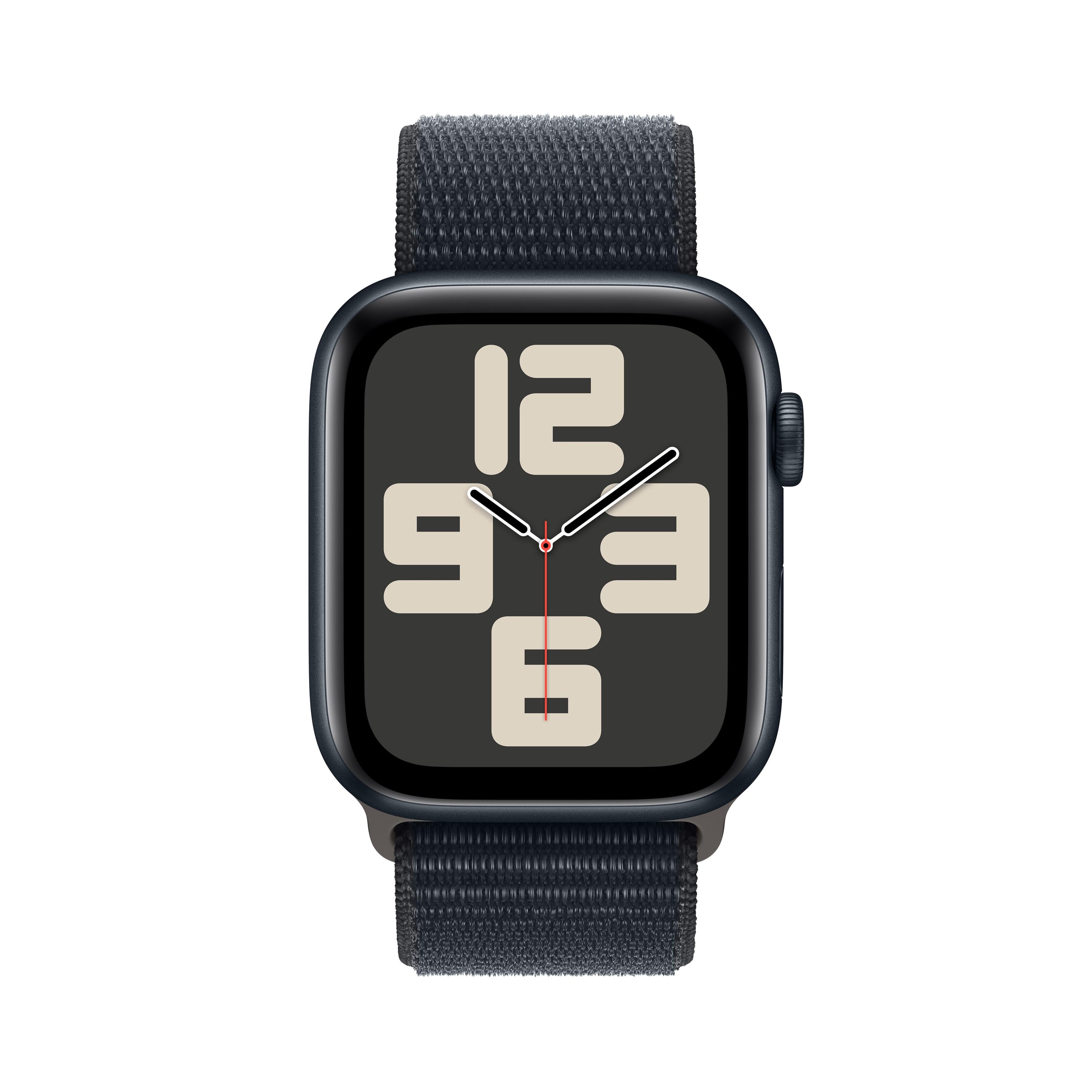 Apple Watch SE GPS + Cellular 44mm Midnight Aluminum Case with Midnigh ...