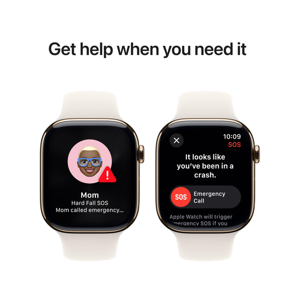 Apple Watch Series 10 GPS + Cellular 46mm Gold Titanium Case with Star ...