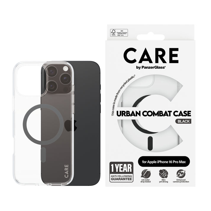 CARE BY PANZERGLASS Flagship Hard MagSafe Case for iPhone 16 Pro Max - – Power Mac Center