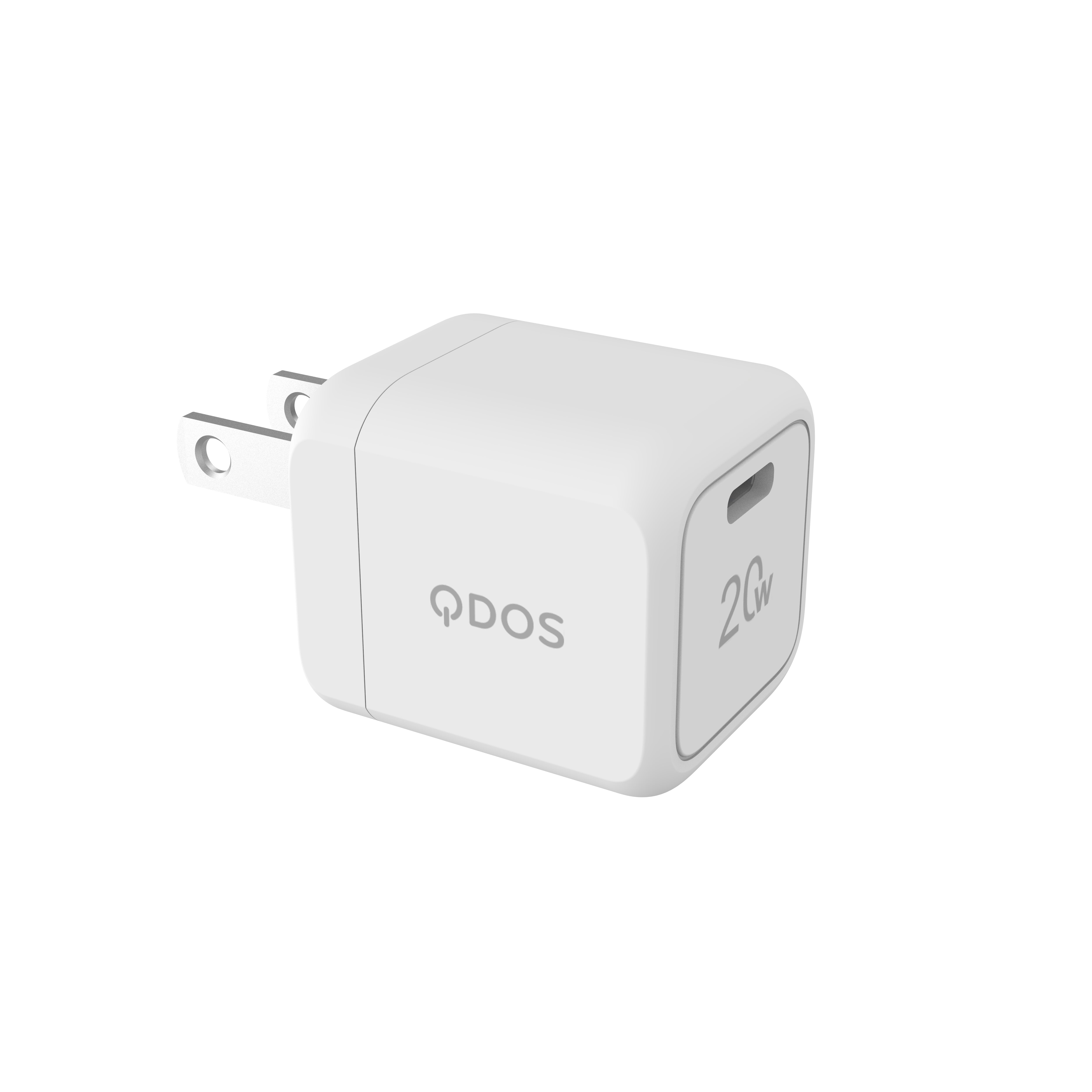 QDOS PowerCube 20w PD Power Adapter - White – Power Mac Center