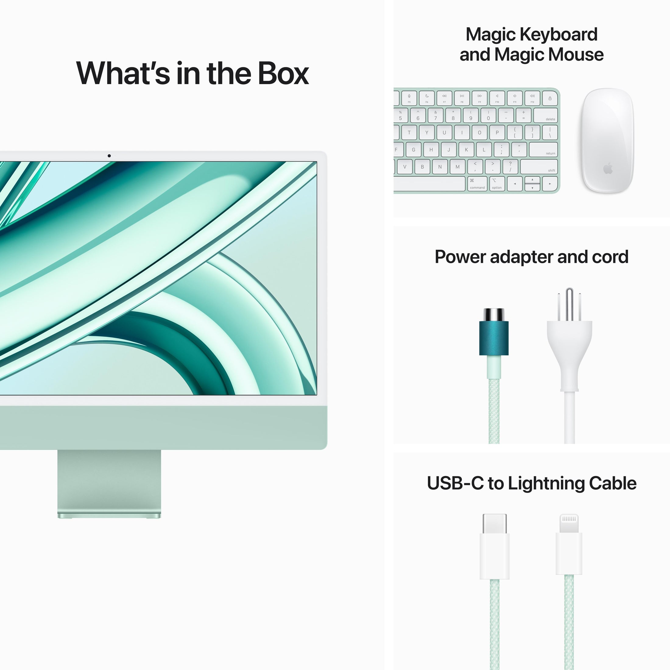 24-inch iMac with Retina 4.5K display: Apple M3 chip with 8‑core CPU a ...