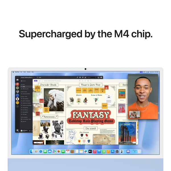 24-inch iMac with Retina 4.5K display: Apple M4 chip with 10-core CPU ...