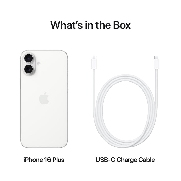 iPhone 16 Plus 128GB White – Power Mac Center